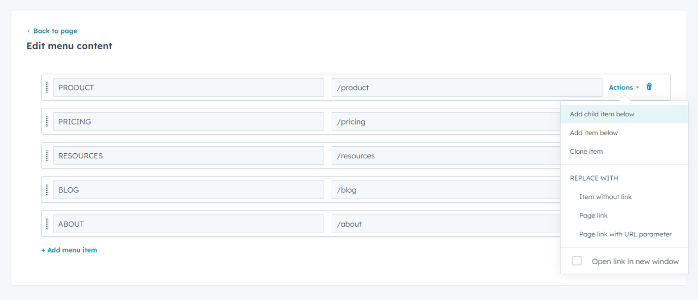 Customizing the Global Header Content